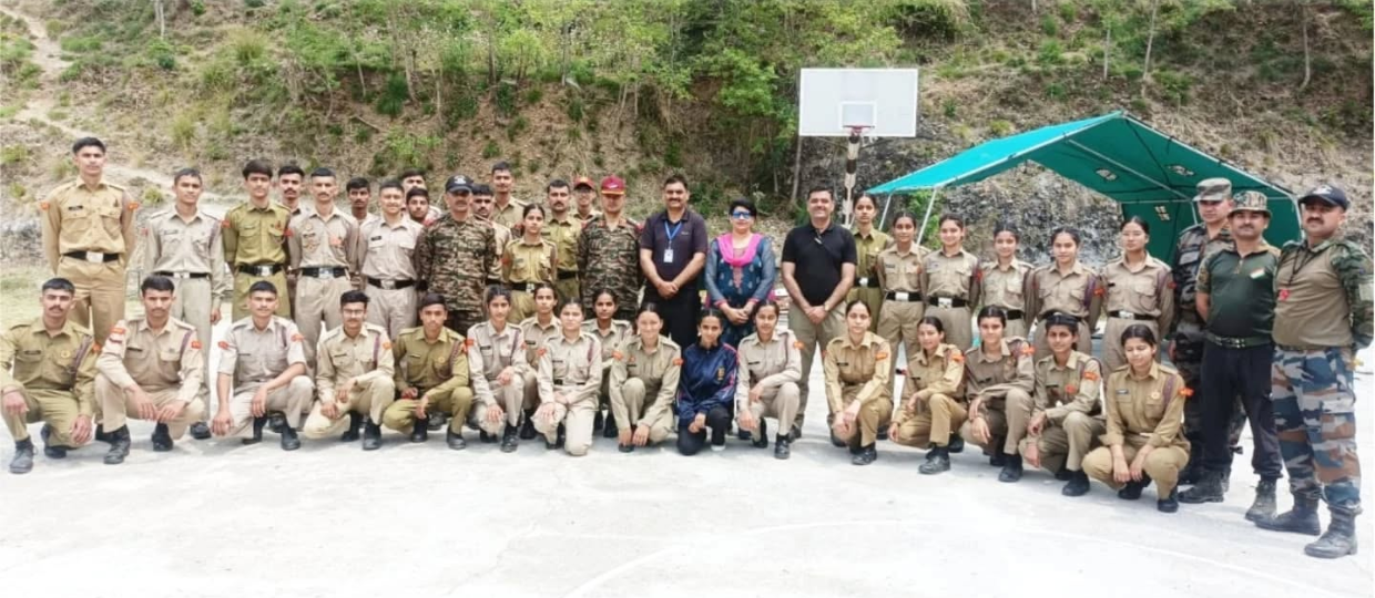 NCC Cadets Conduct Firing Practice at CPU Hamirpur - Career Point University Hamirpur