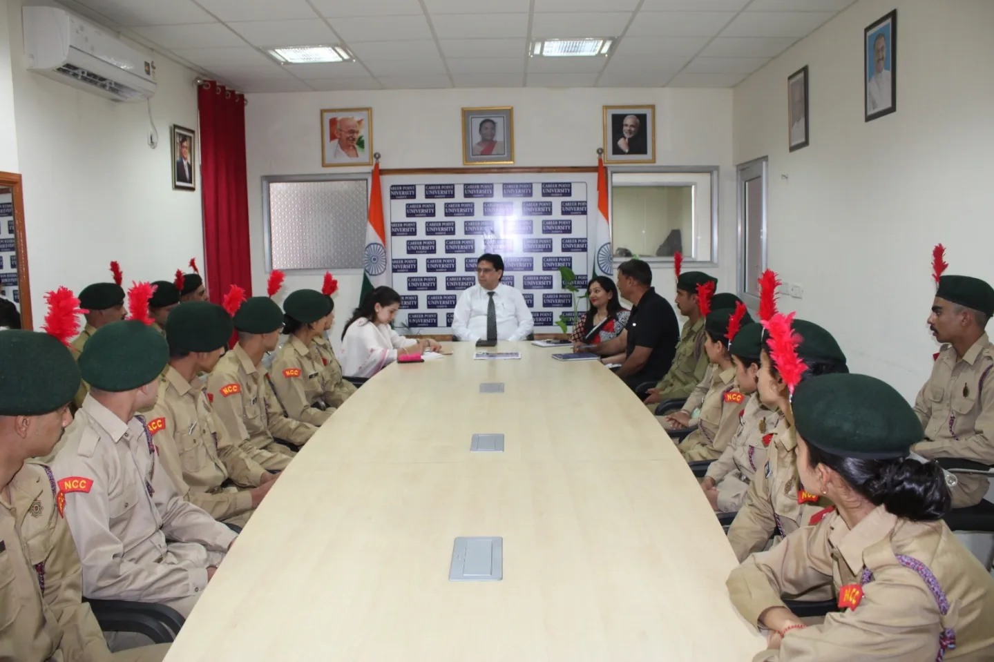 Vice Chancellor's Address to NCC Cadets - Career Point University Hamirpur