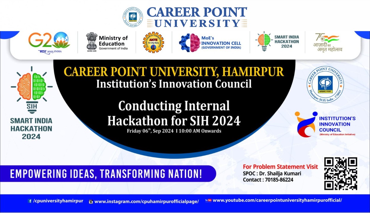 Exciting News: Career Point University’s Internal Hackathon Kicks Off ...