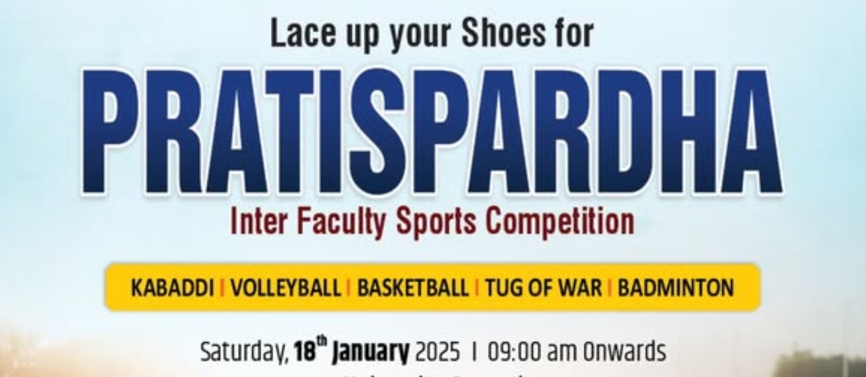 Get Ready for Pratispardha: Inter-Faculty Sports Competition at Career ...