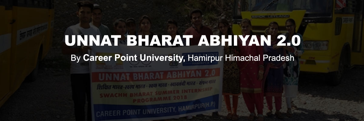 Unnat Bharat Abhiyan 2.0 – Career Point University, Hamirpur